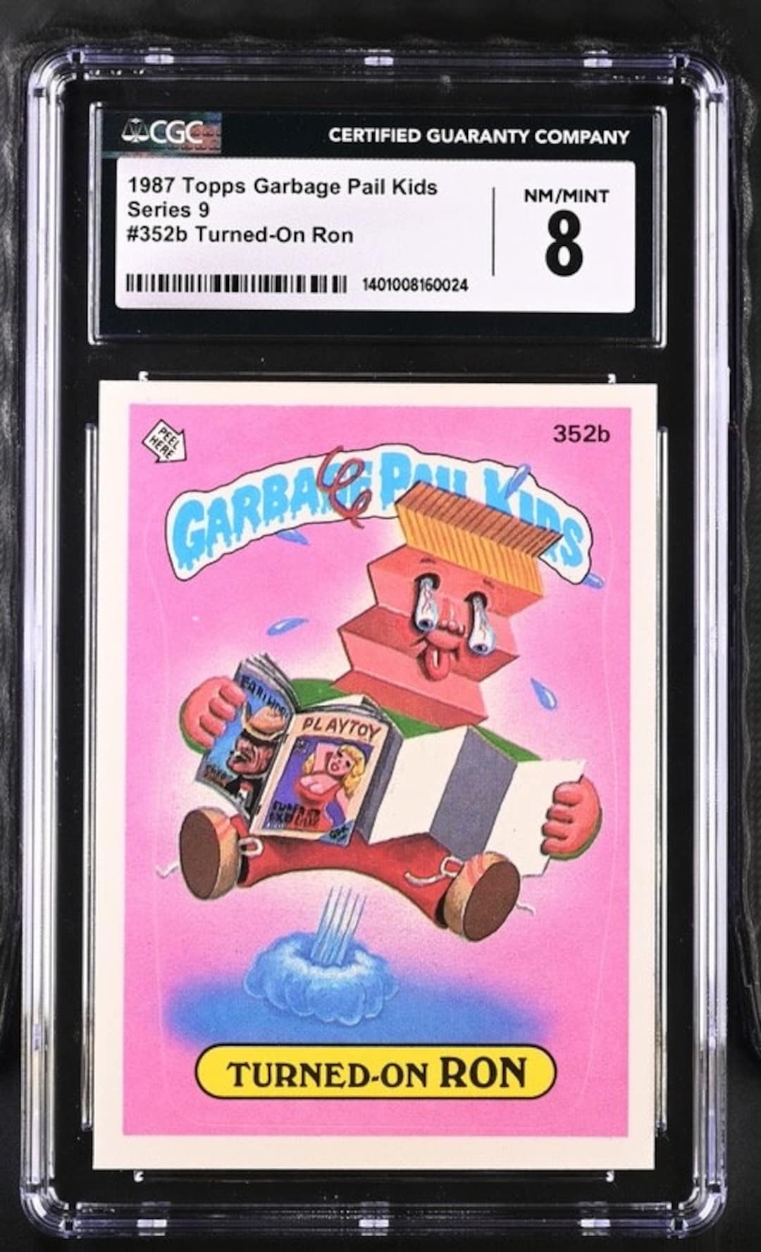 1987 Garbage Pail Kids Turned-on Ron Series 9 CGC 8.0 Nm/mint - Etsy