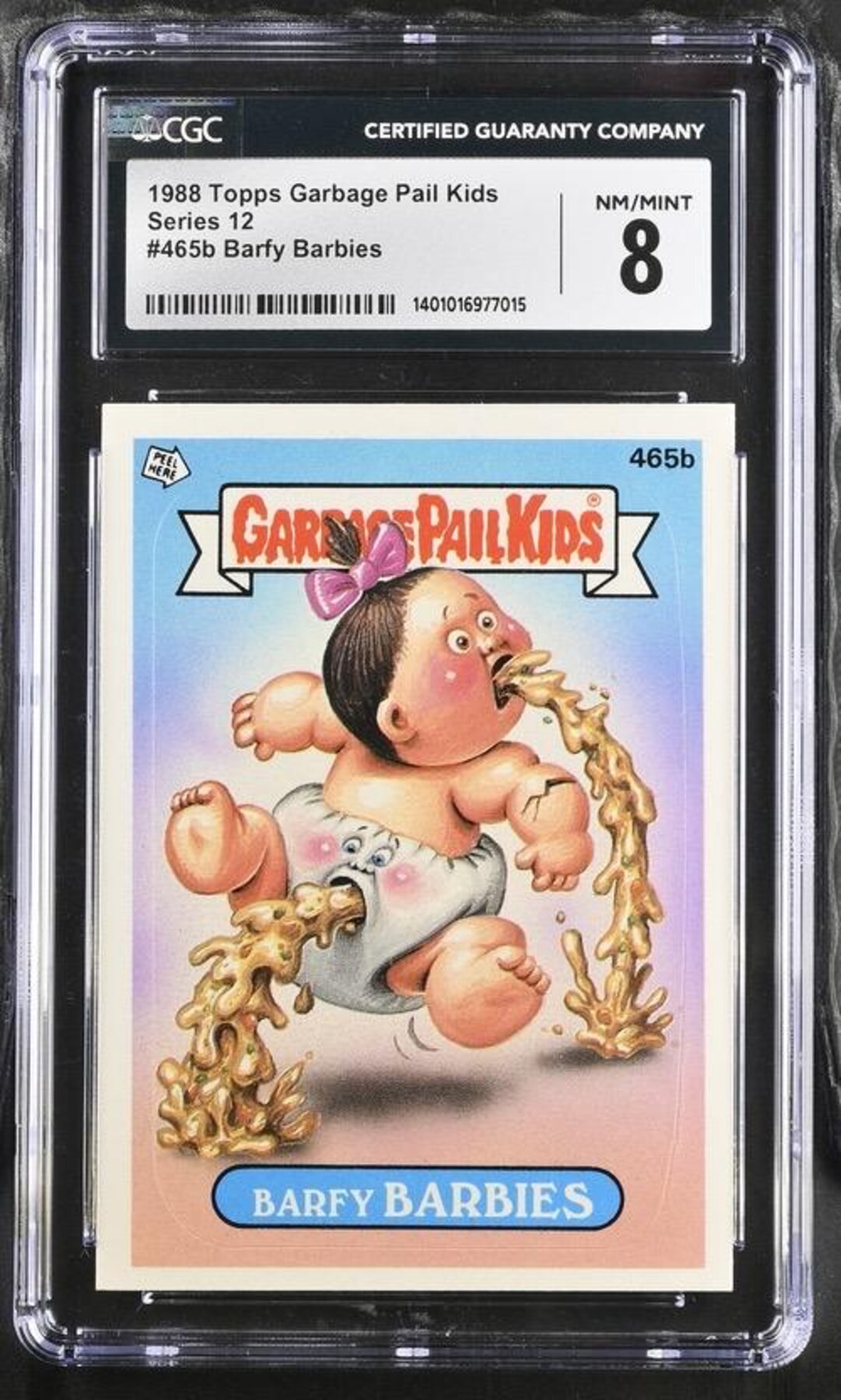 1988 Garbage Pail Kids Barfy Barbies Series 12 CGC 8.0 Nm/mint - Etsy