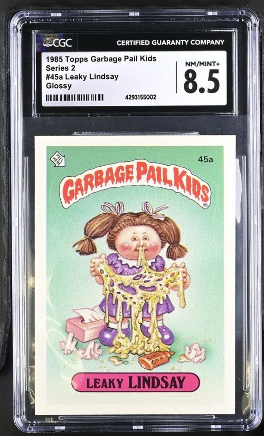 1985 Garbage Pail Kids Series 2 Leaky Lindsay CGC 8.5 Near Mint/mint+ ...
