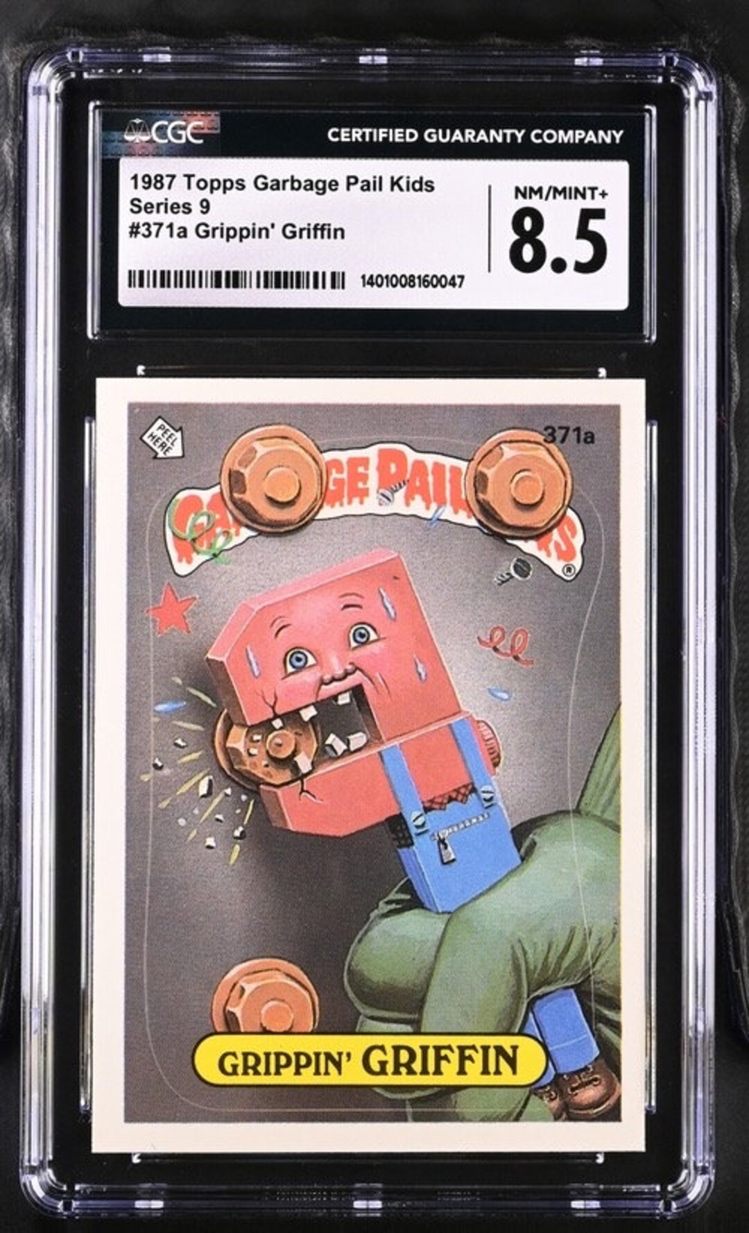 1987 Garbage Pail Kids Grippin’ Griffin Series 9 CGC 8.5 Nm/mint+ - Etsy