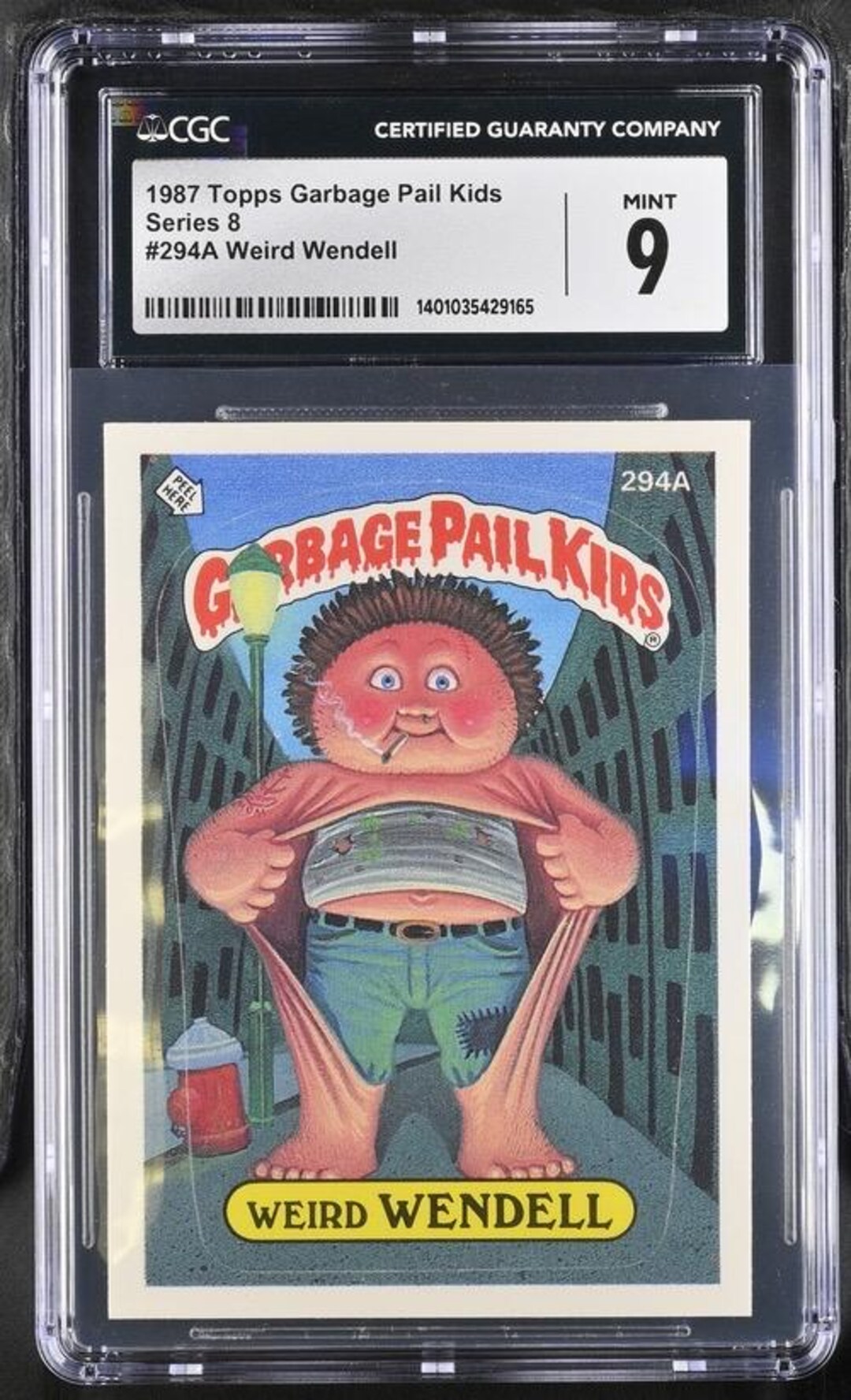 1987 Garbage Pail Kids Series 8 Weird Wendell CGC 9.0 Mint - Etsy