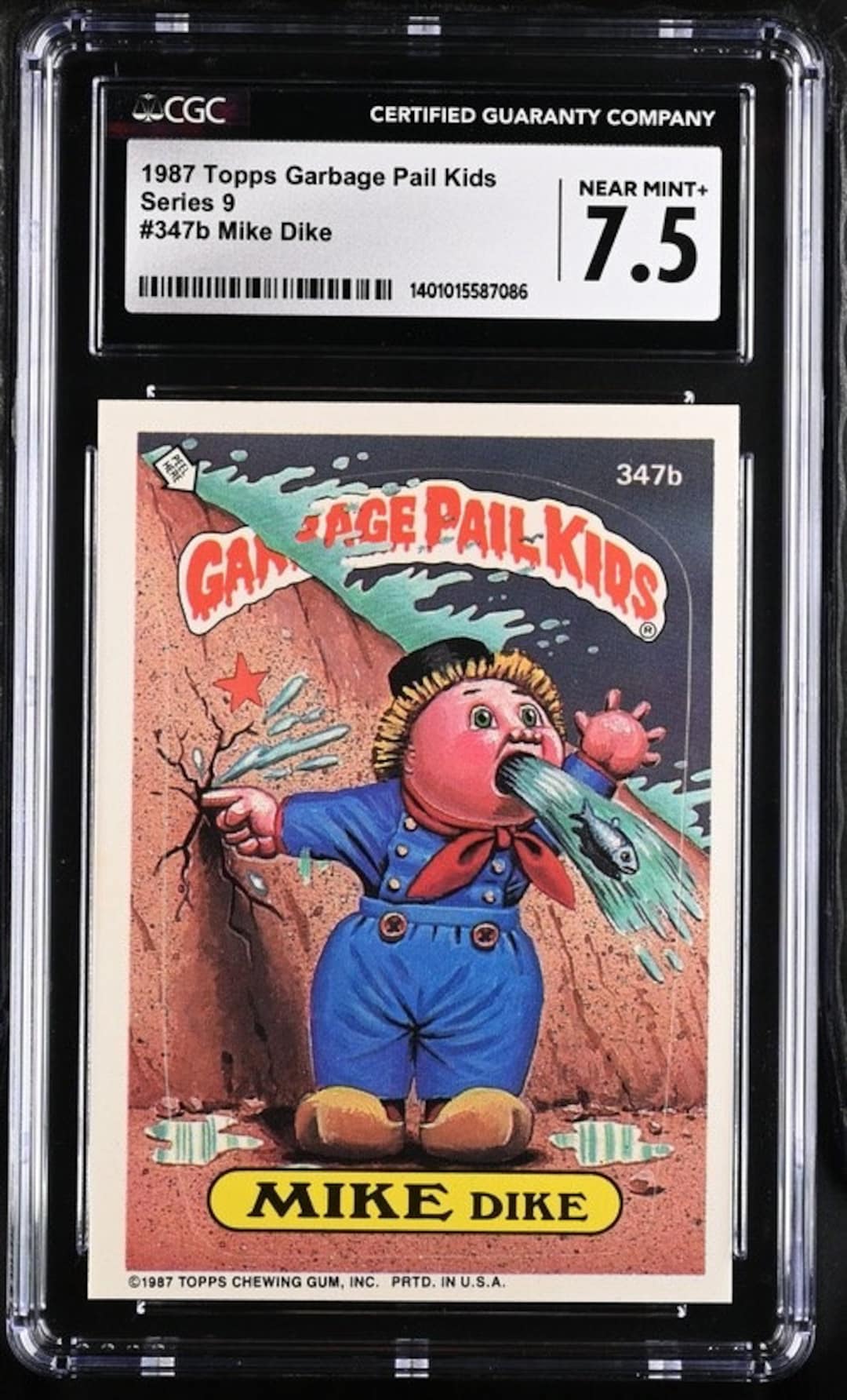 1987 Garbage Pail Kids Mike Dike Series 9 CGC 7.5 NM+ - Etsy