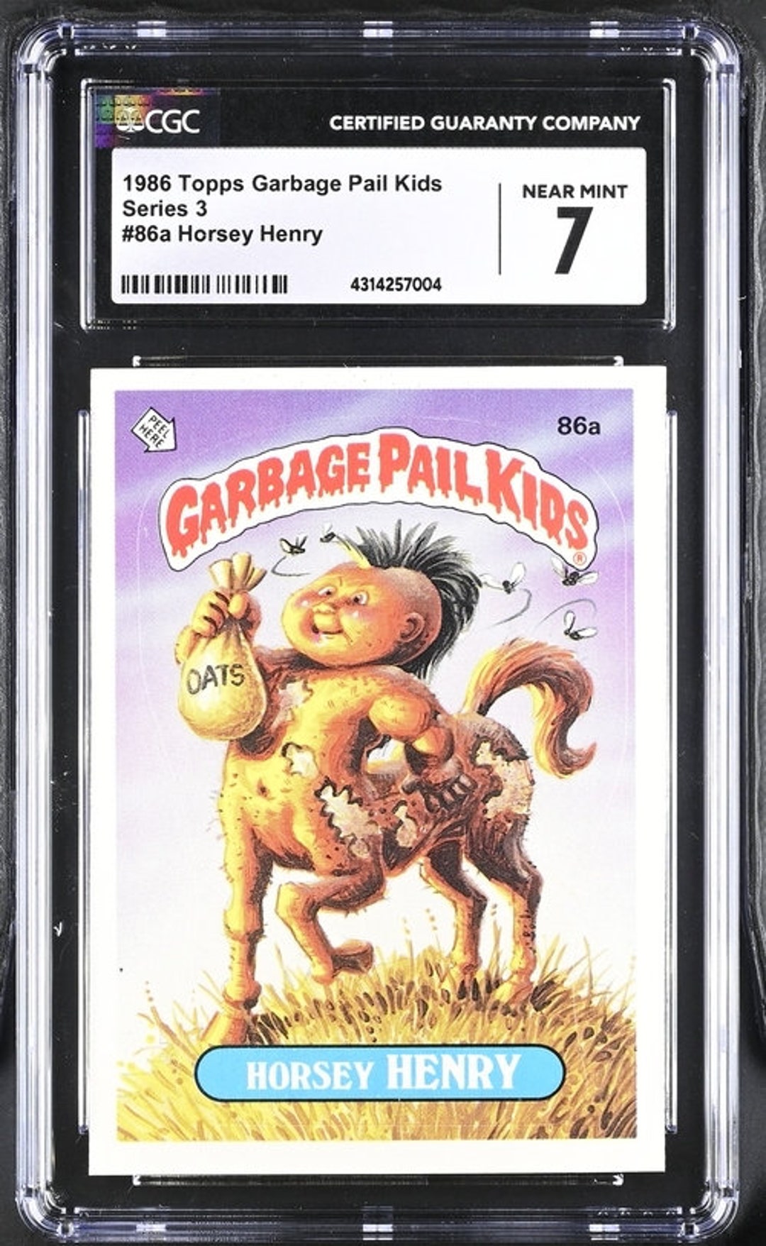 1986 Garbage Pail Kids Series 3 Horsey Henry CGC 7.0 Near Mint - Etsy