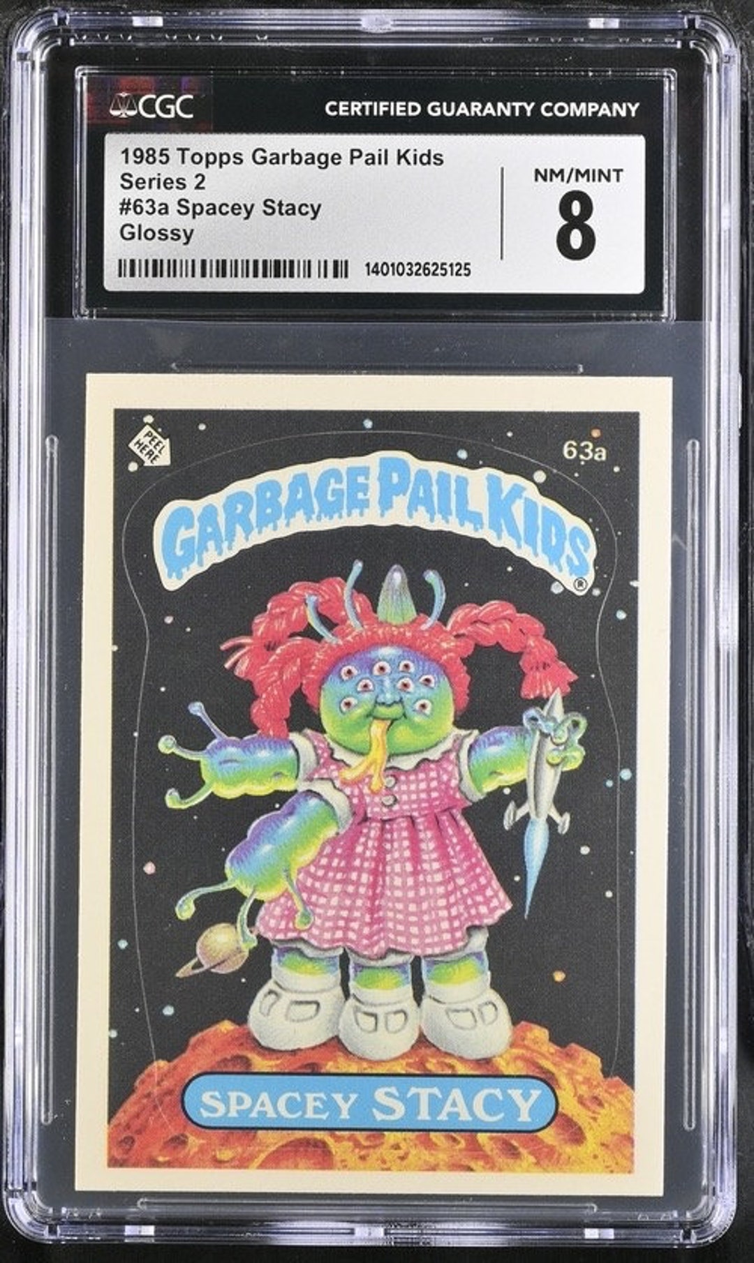 1985 Garbage Pail Kids Series 2 Spacey Stacy CGC 8.0 Near Mint/mint ...