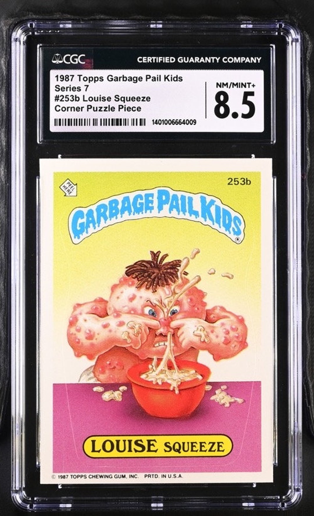 1987 Garbage Pail Kids Louise Squeeze Series 7 CGC 8.5 Nm/mint+ Corner ...