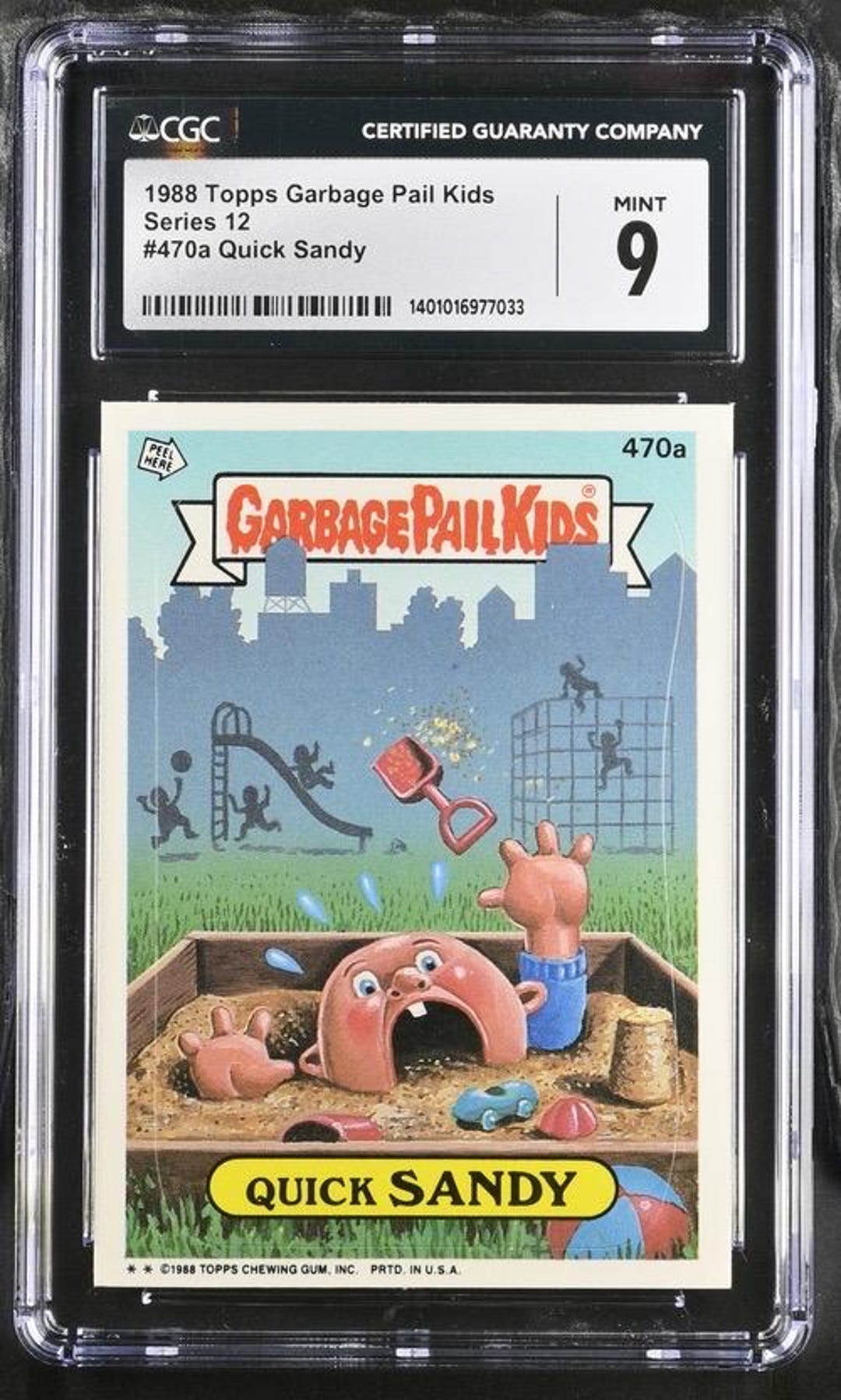 1988 Garbage Pail Kids Quick Sandy Series 12 CGC 9.0 Mint - Etsy