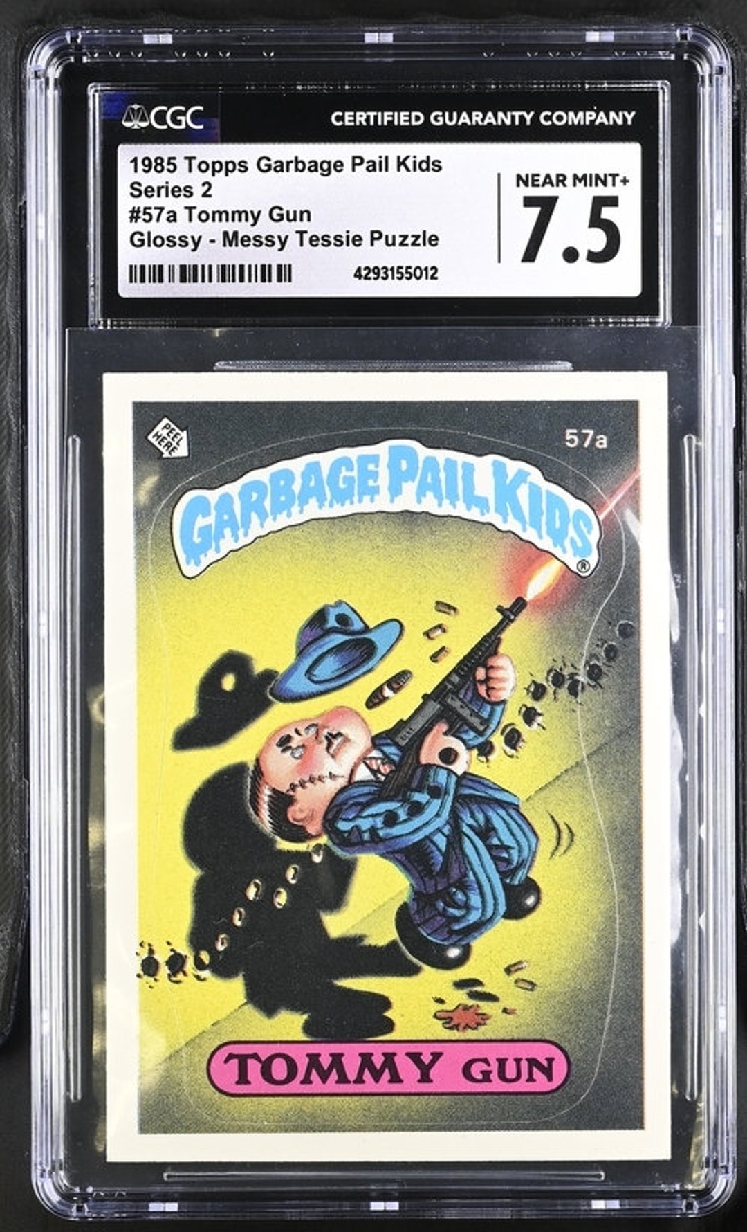 1985 Garbage Pail Kids Series 2 Tommy Gun CGC 7.5 Near Mint+ Glossy ...