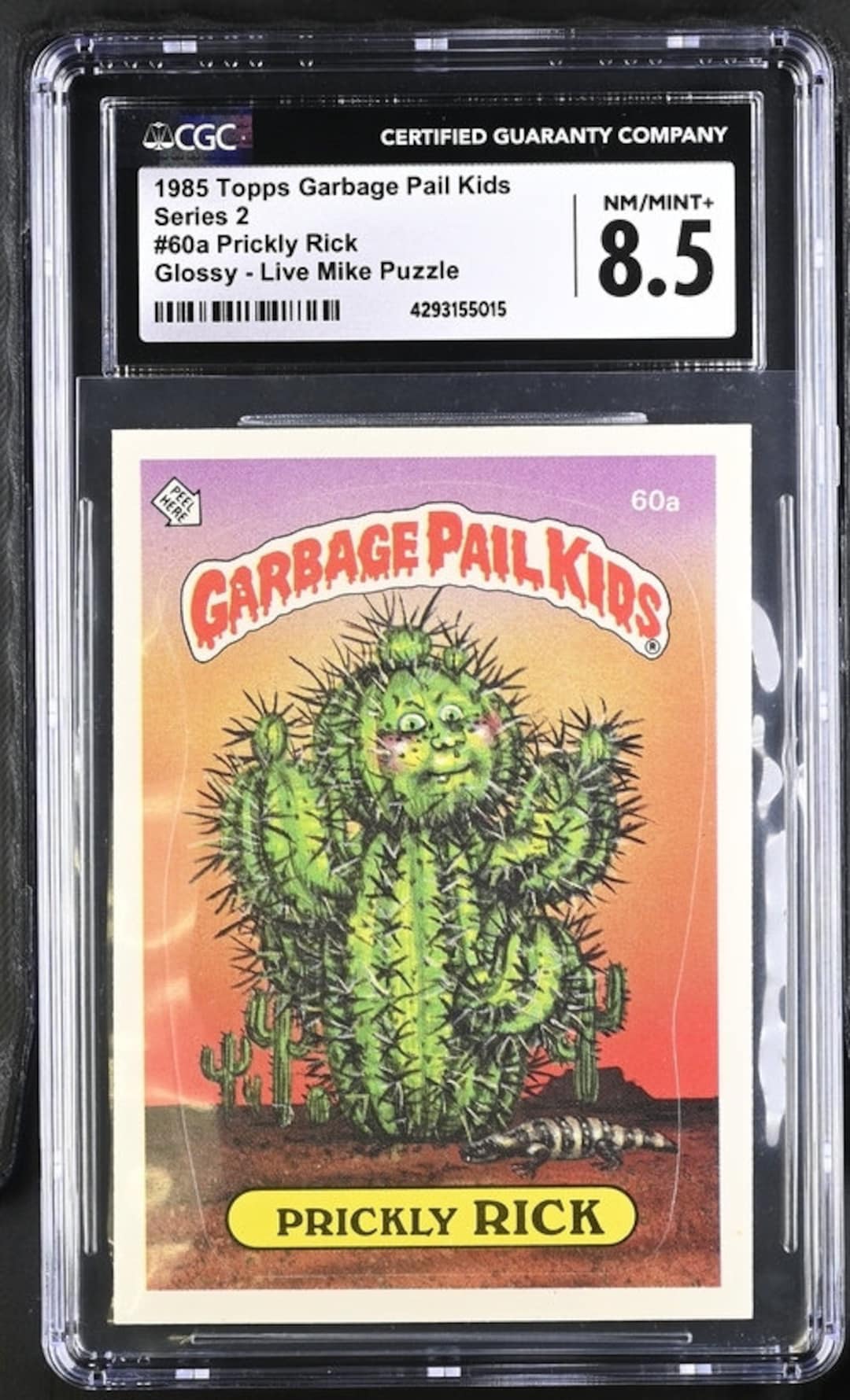 1985 Garbage Pail Kids Series 2 Prickly Rick CGC 8.5 Near Mint/mint+ ...