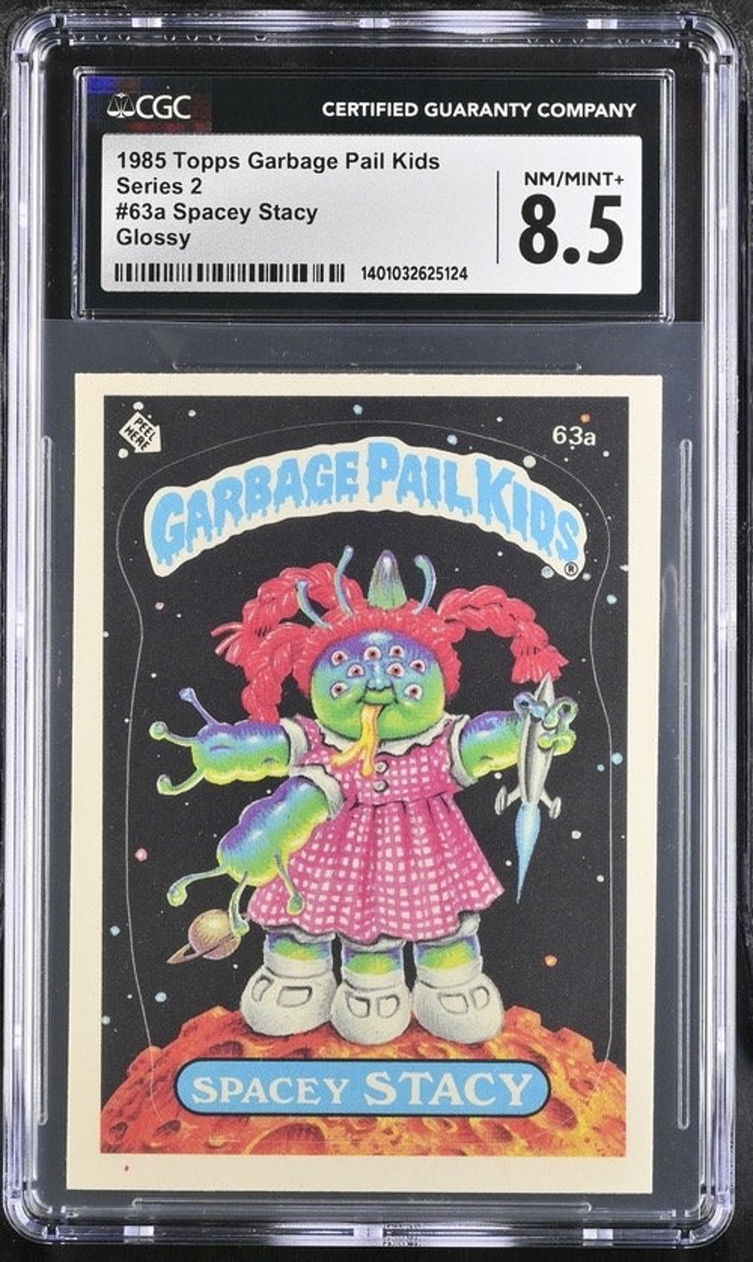 1985 Garbage Pail Kids Series 2 Spacey Stacy CGC 8.5 Near Mint/mint+ ...