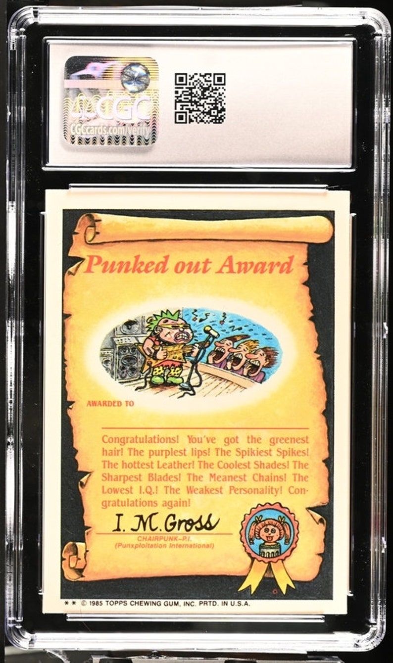 1985 Garbage Pail Kids Series 2 Messy Tessie CGC 8.5 Near Mint/mint ...