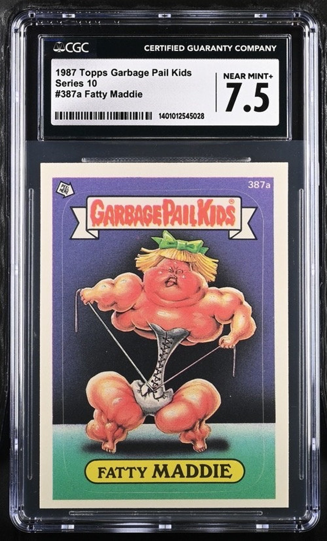 1987 Garbage Pail Kids Fatty Maddie Series 10 CGC 7.5 NM+ - Etsy