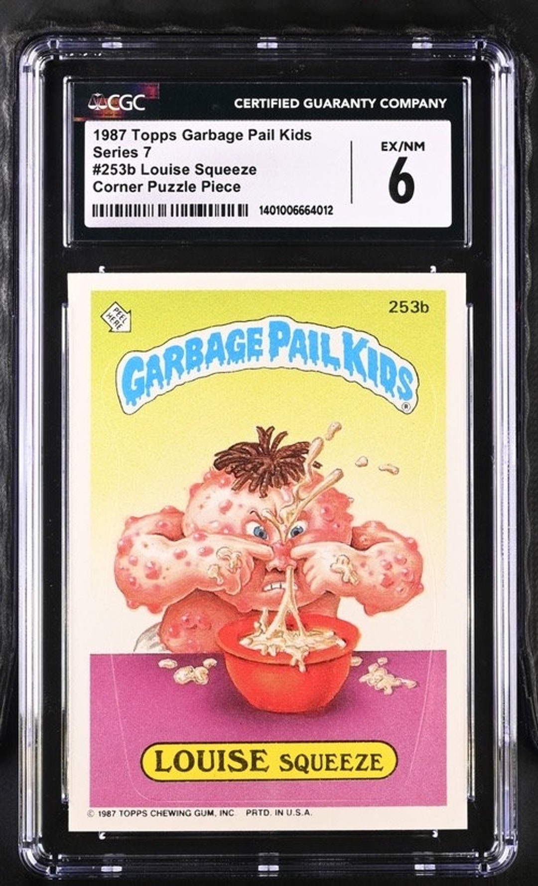 1987 Garbage Pail Kids Louise Squeeze Series 7 CGC 6.0 EX/NM Corner - Etsy