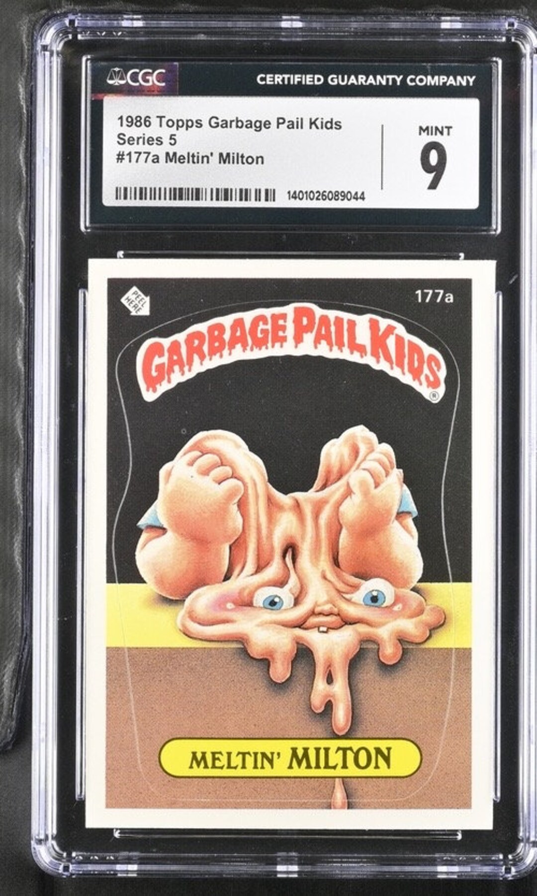 1986 Garbage Pail Kids Series 5 Meltin’ Milton CGC 9.0 Mint - Etsy