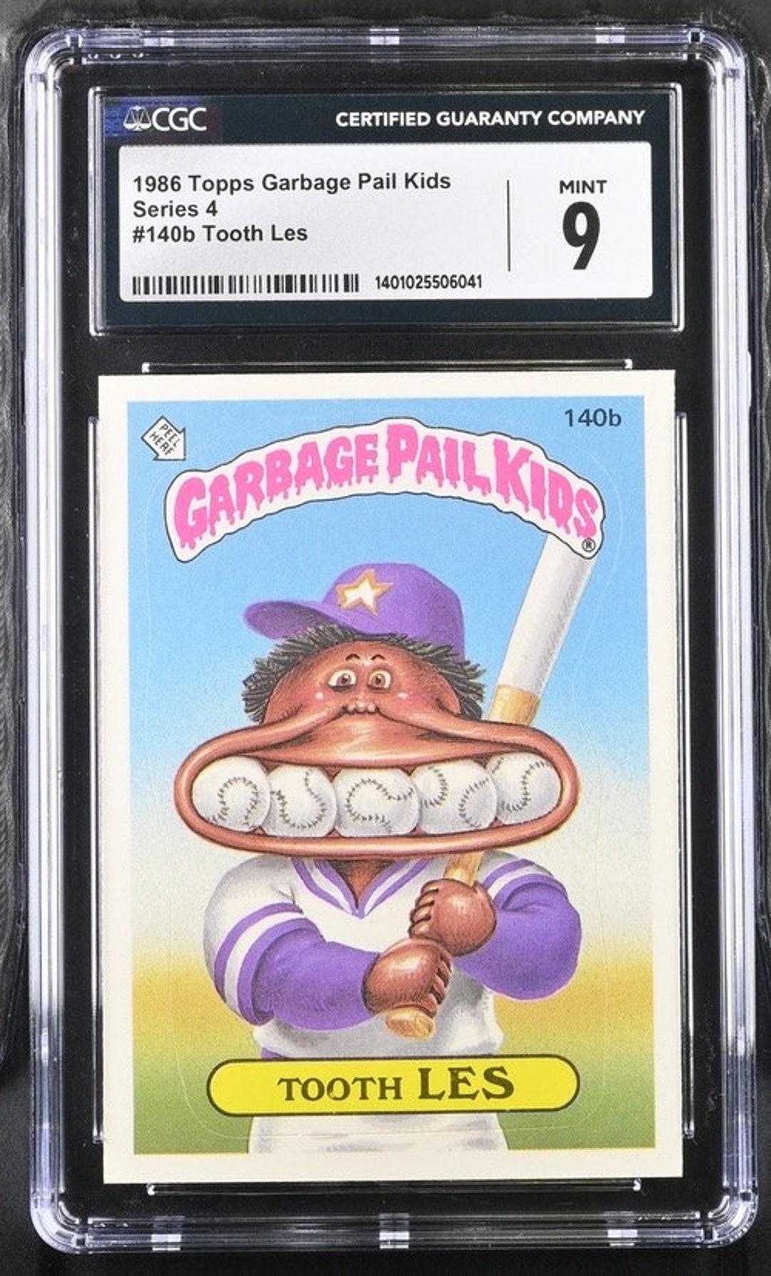 1986 Garbage Pail Kids Tooth Les Series 4 CGC 9.0 Mint - Etsy