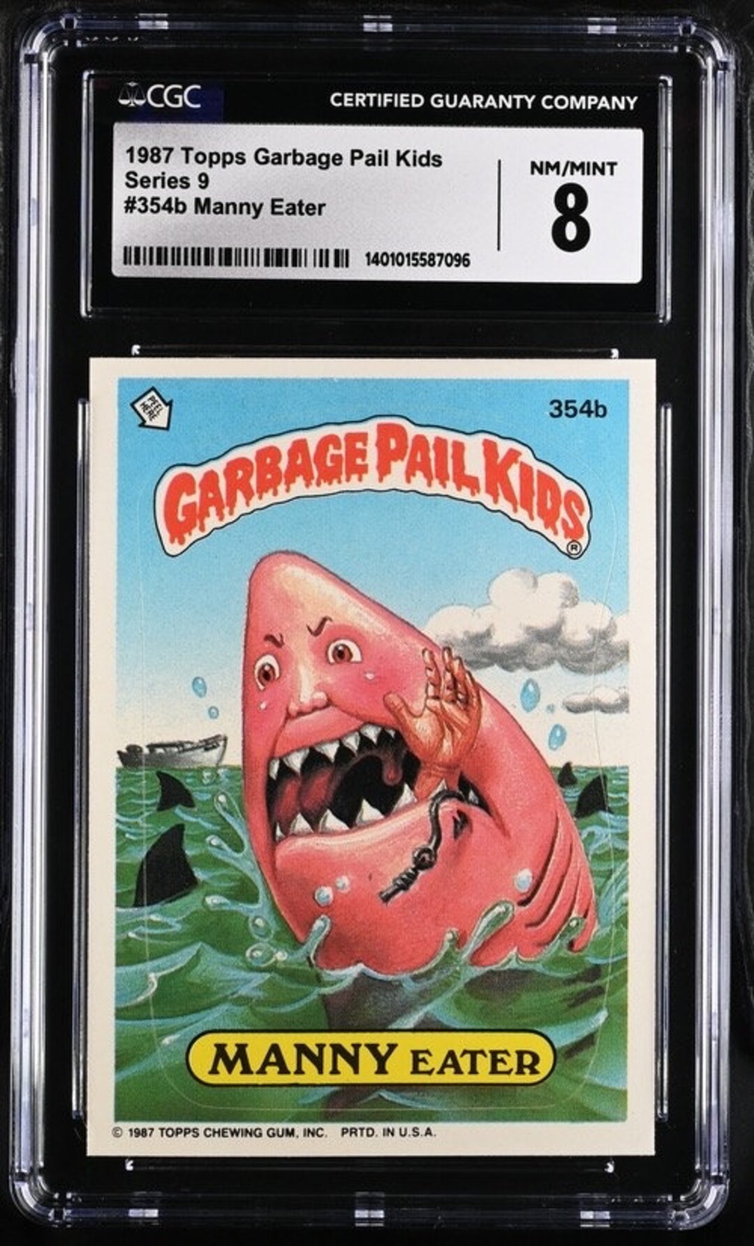 1987 Garbage Pail Kids Manny Eater Series 9 CGC 8.0 Nm/mint - Etsy