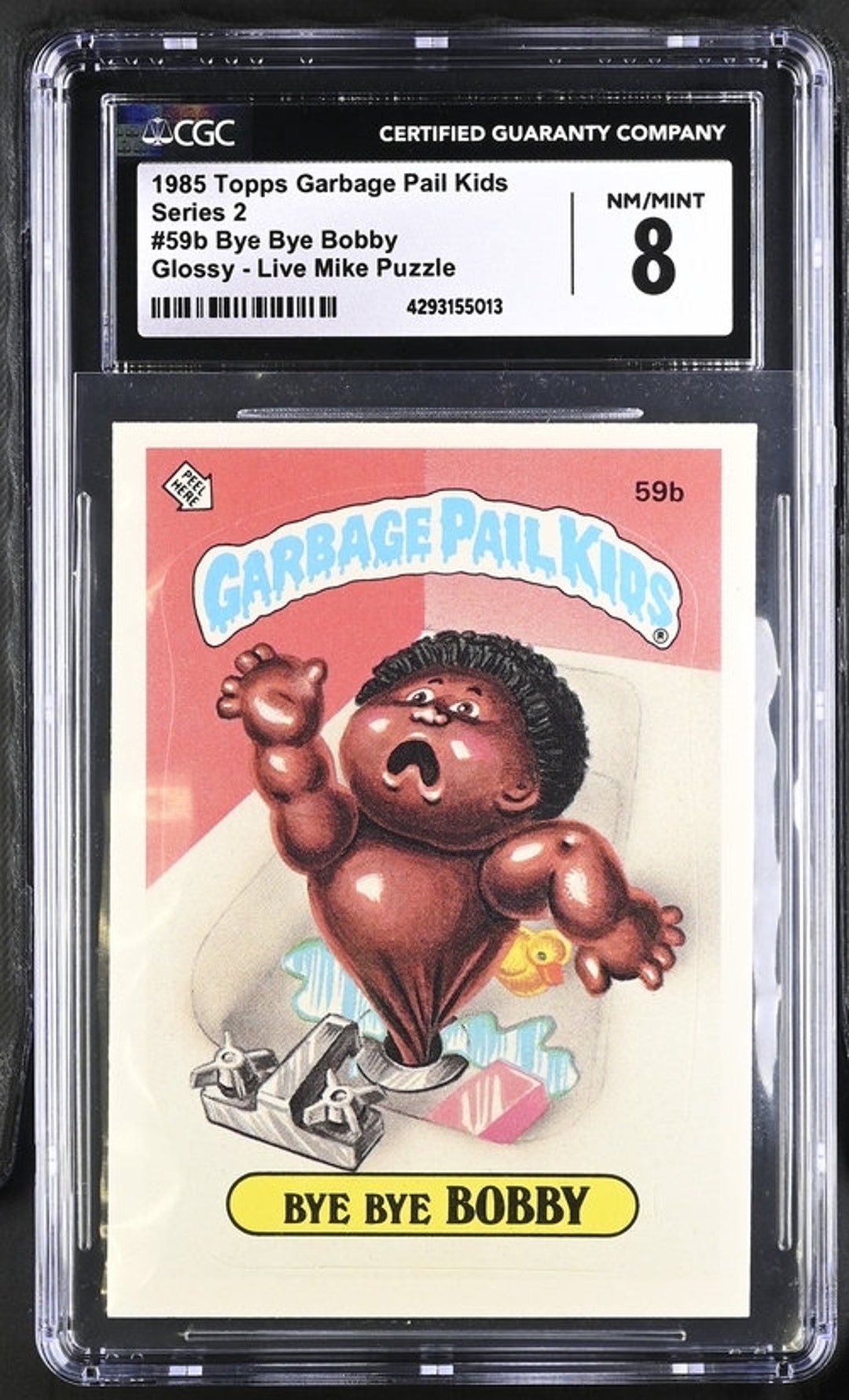 1985 Garbage Pail Kids Series 2 Bye Bye Bobby CGC 8.0 Near Mint/mint ...