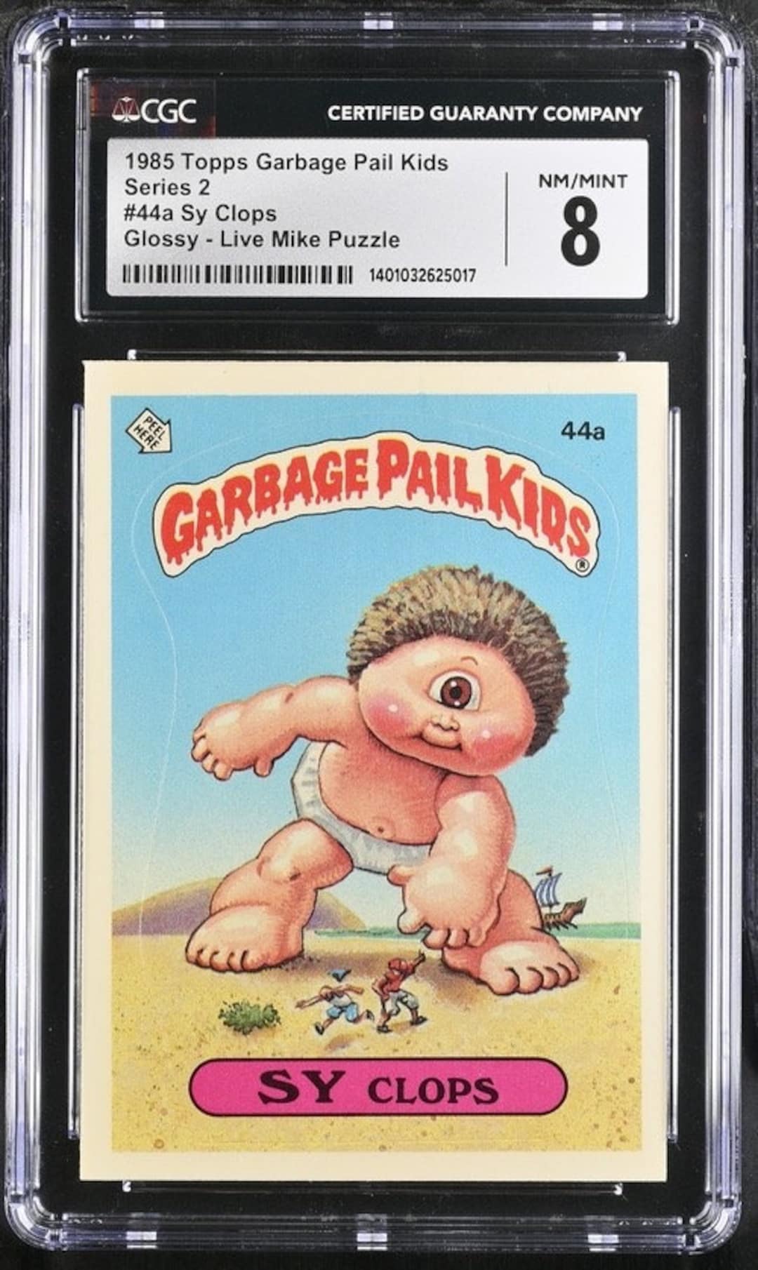 1985 Garbage Pail Kids Series 2 Sy Clops CGC 8.0 Near Mint/mint Glossy ...