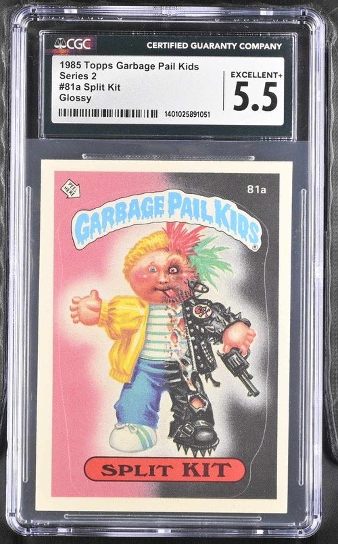 1985 Garbage Pail Kids Series 2 Split Kit CGC 5.5 Excellent+ Glossy - Etsy