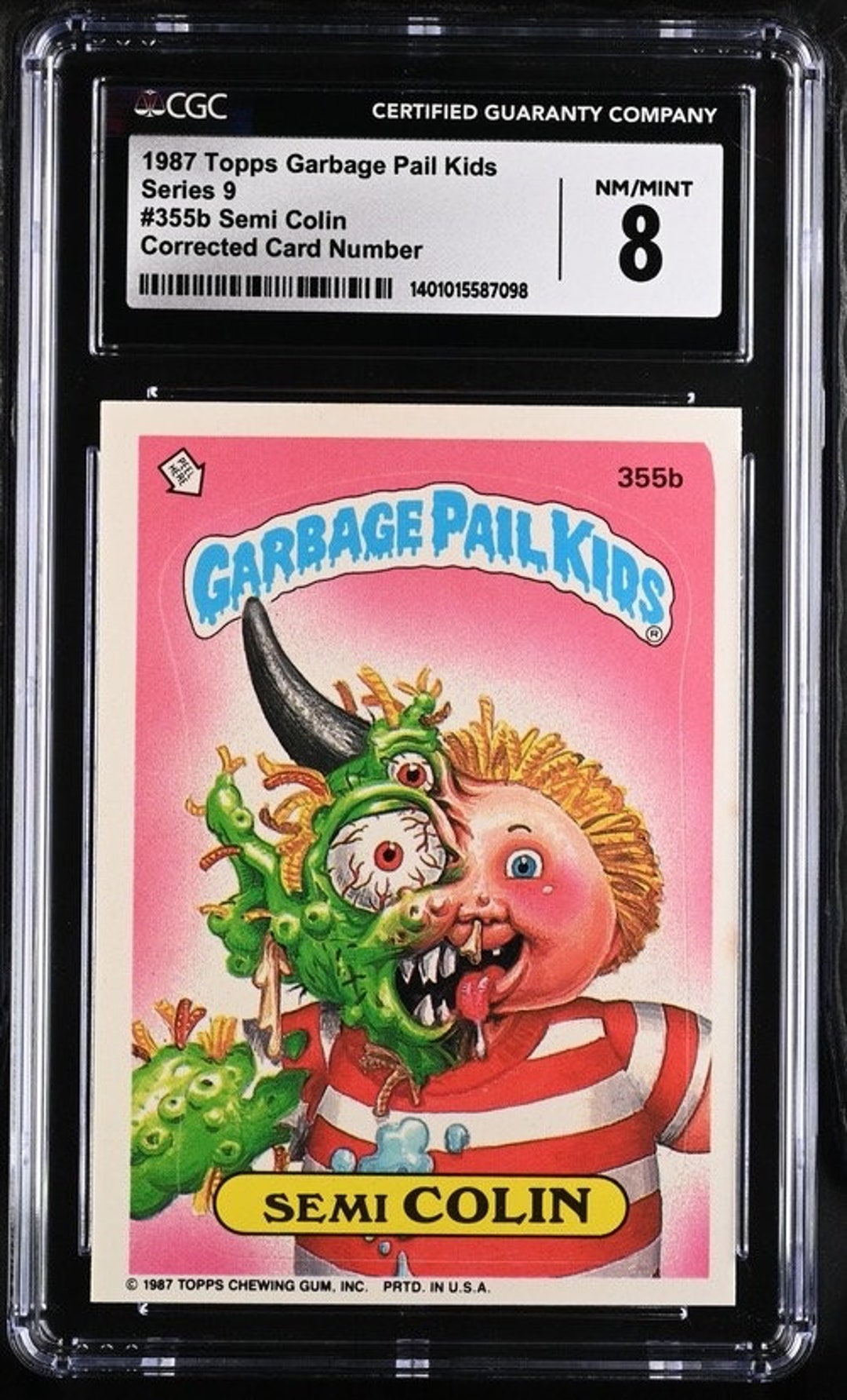 1987 Garbage Pail Kids Semi Colin Series 9 CGC 8.0 Nm/mint - Etsy