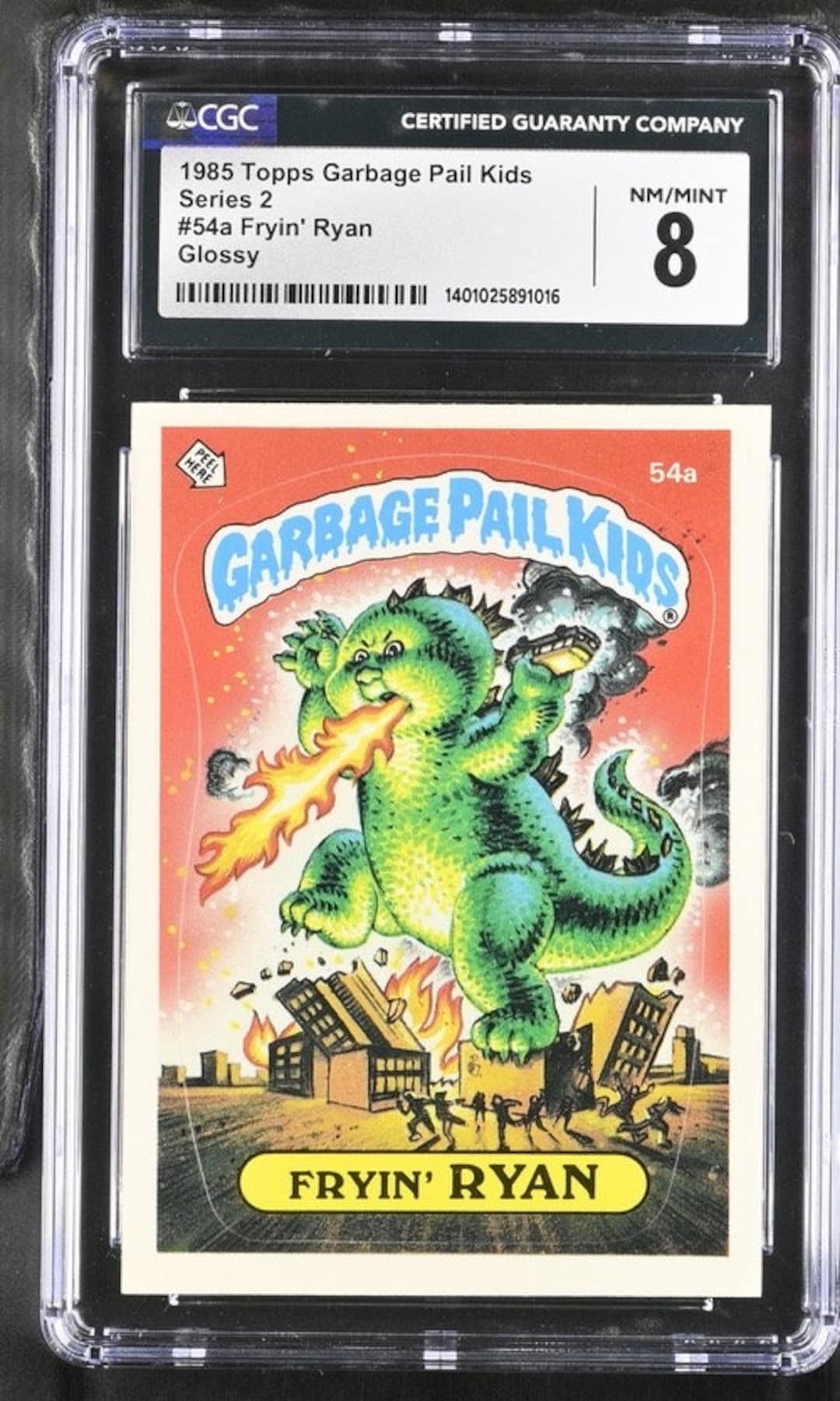 1985 Garbage Pail Kids Series 2 Fryin’ Ryan CGC 8.0 Near Mint/mint ...