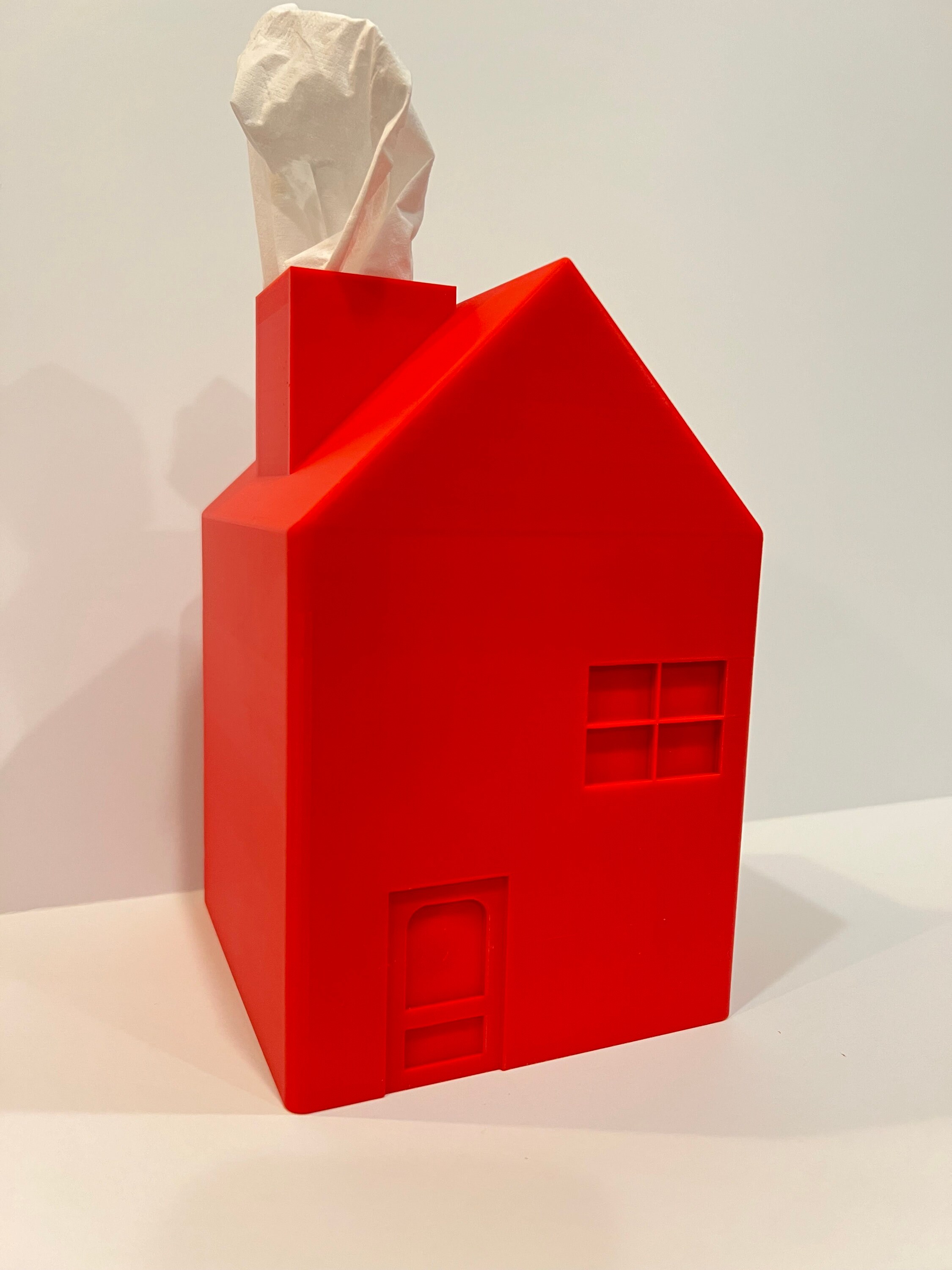 Square House Minimalist Tissue Box Cover - Etsy