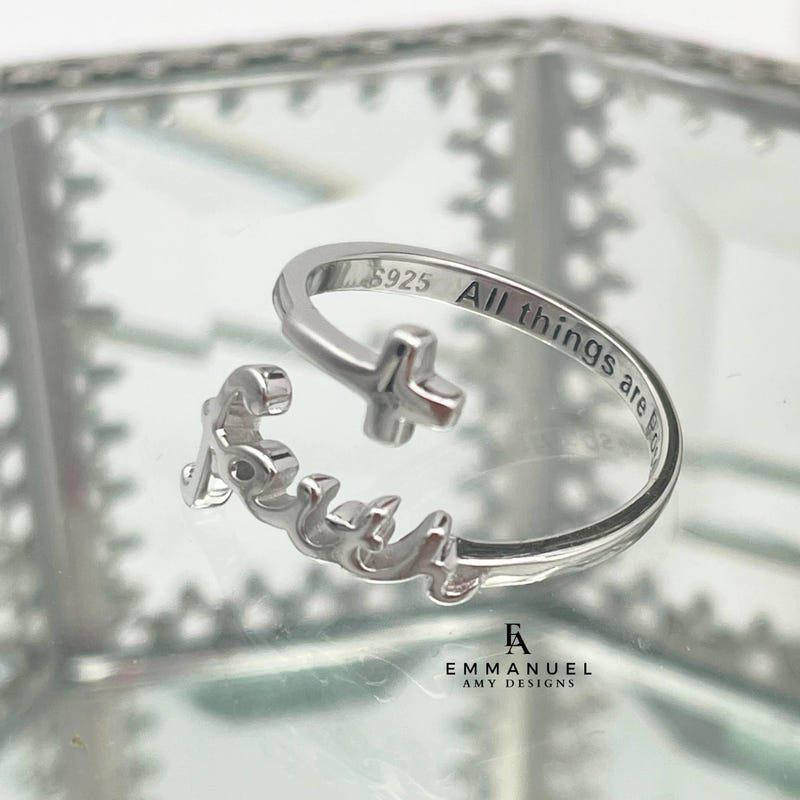 Faith Ring - Etsy