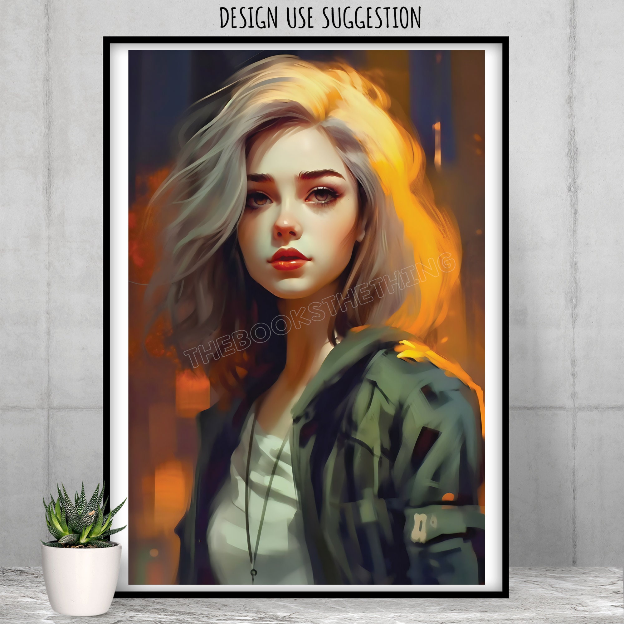 Unique E-book/book Cover Art, Printable Poster - YA Romance, Novel ...