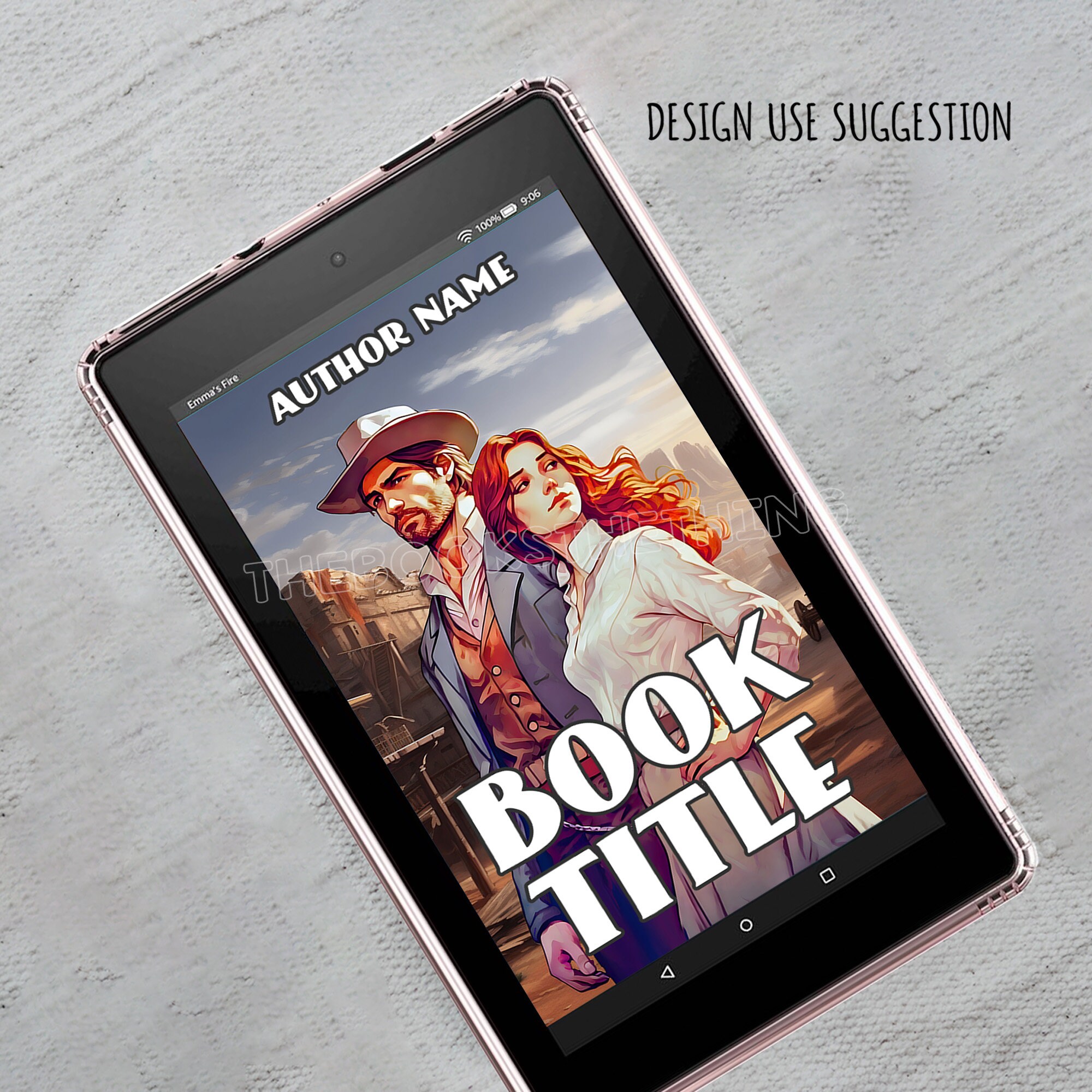 Unique Book/e-book Cover Art, Printable Poster - Western, Historical ...