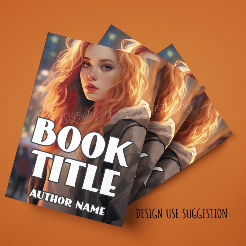 Unique E-book/book Cover Art, Printable Poster - YA Romance, Novel ...