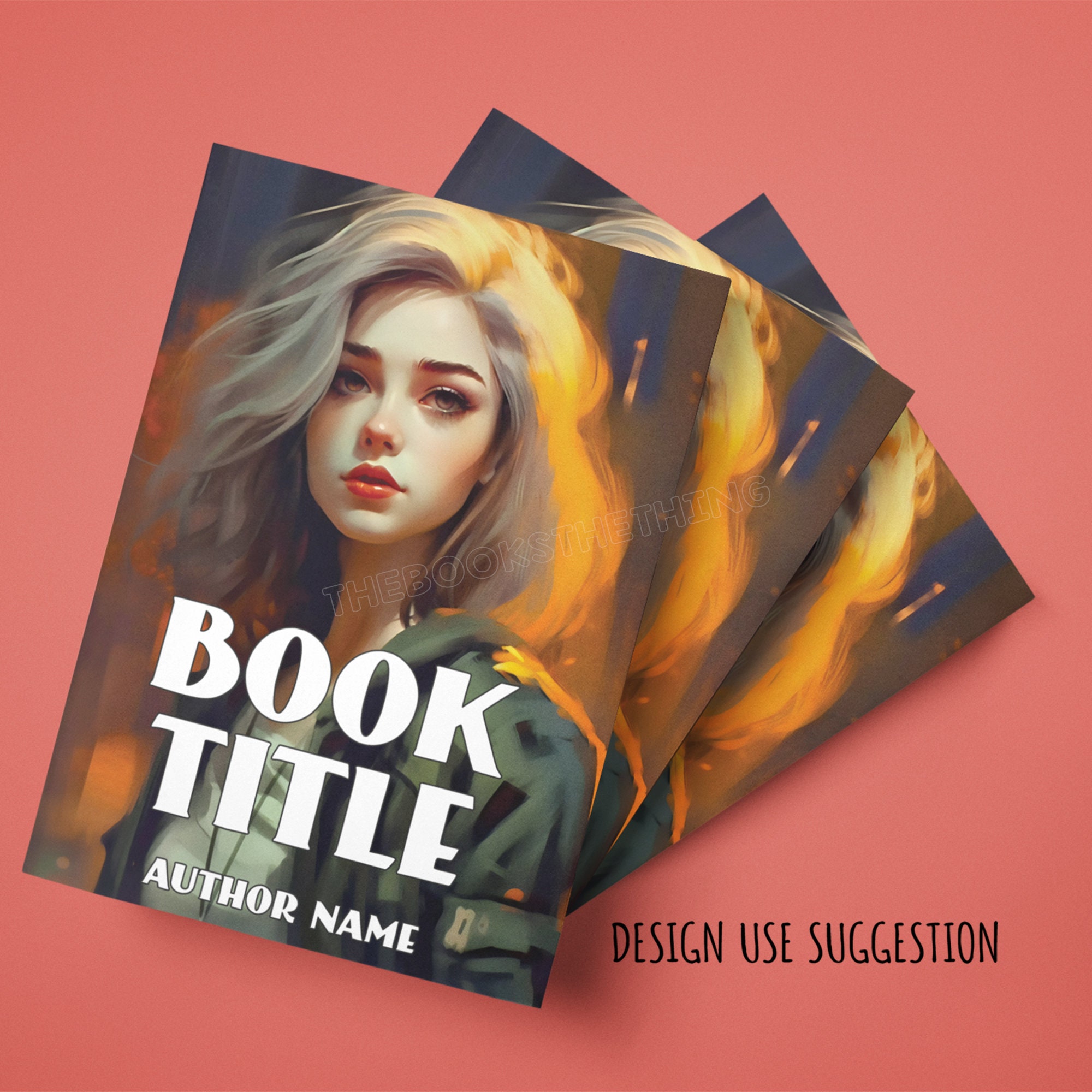 Unique E-book/book Cover Art, Printable Poster - YA Romance, Novel ...