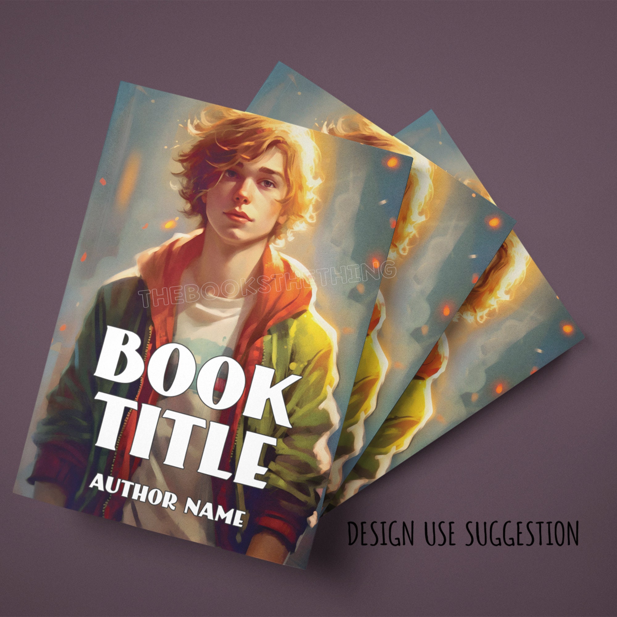 Unique E-book/book Cover Art, Printable Poster - YA Romance, Novel ...