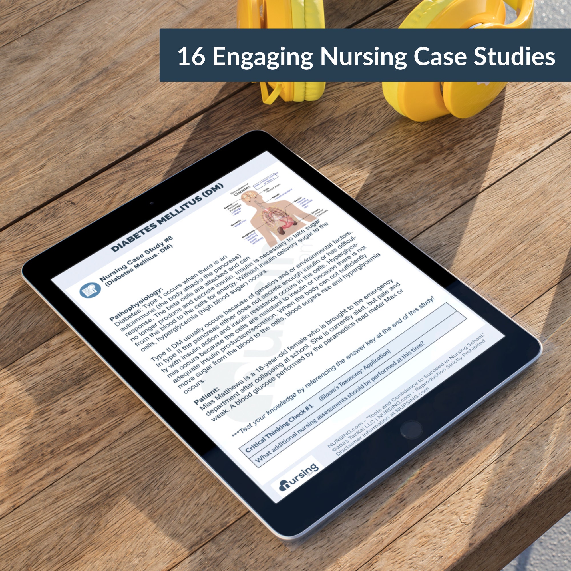 Nursing Case Study Bundle + BONUS 4 Nursing Cheat Sheets: Essential ...