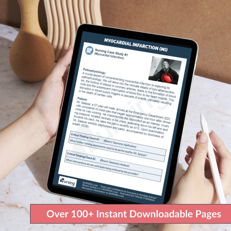 Nursing Case Study Bundle + BONUS 4 Nursing Cheat Sheets: Essential ...