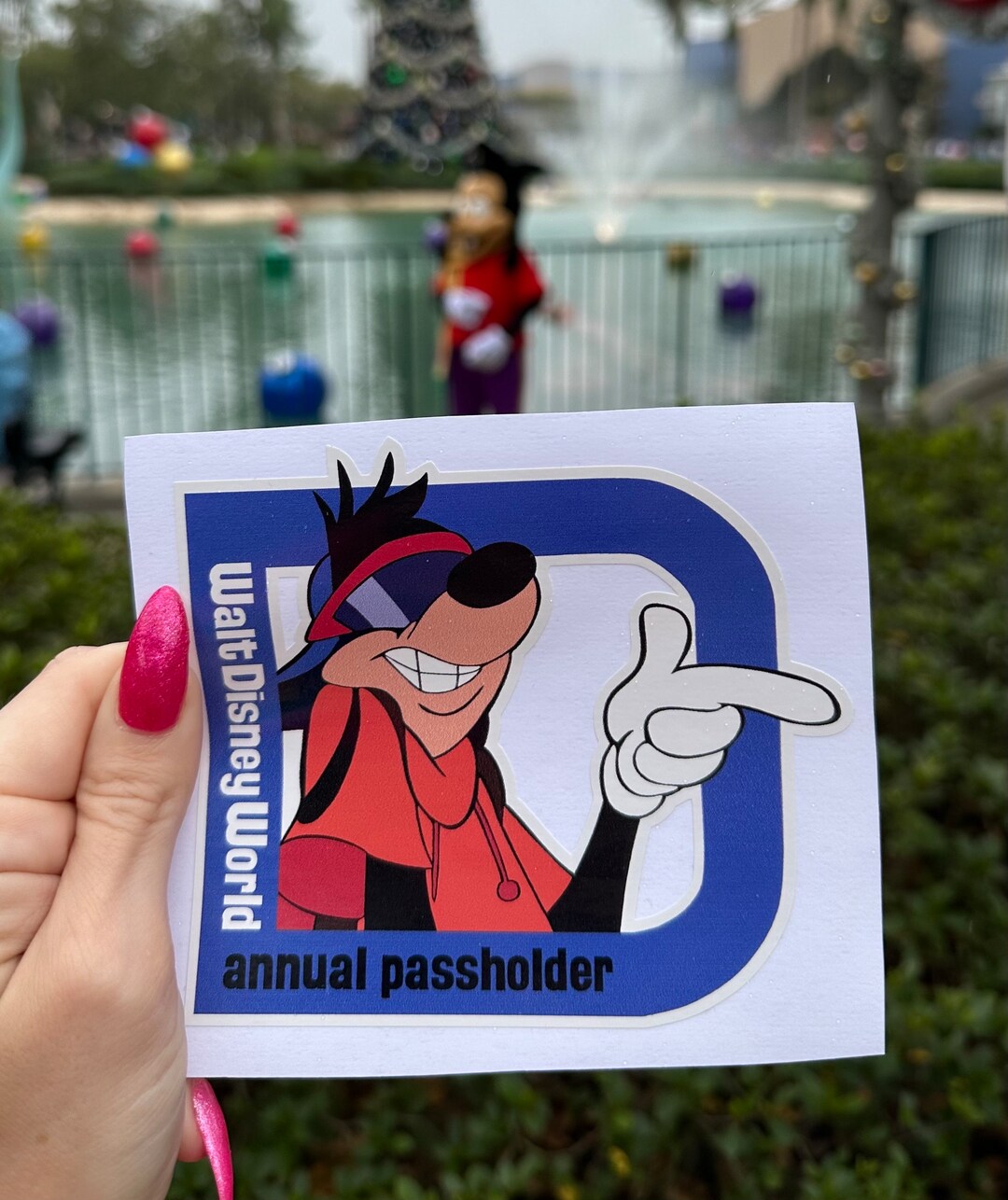 Disney World Max Goof Goofy Movie Annual Passholder Sticker - Etsy
