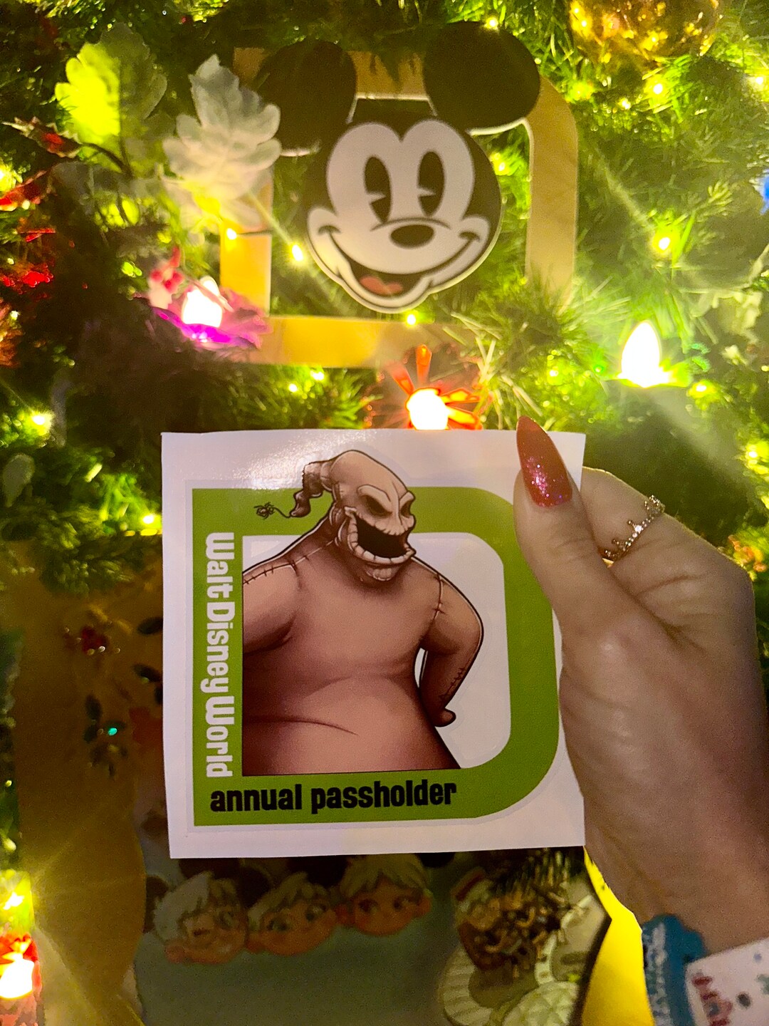 Disney World Oogie Boogie Nightmare Before Christmas Annual Passholder ...
