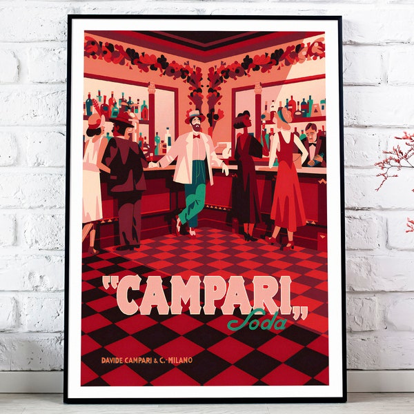 Campari Print - Etsy