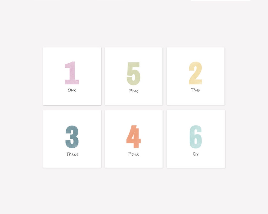 Counting Cards | Number Learning Cards | Homeschool | Preschool ...