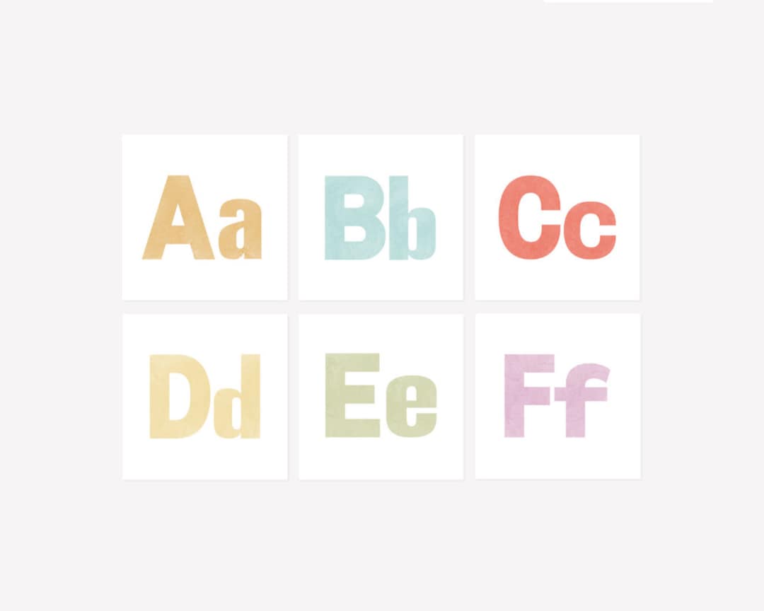 Alphabet Cards | ABC Learning Cards | Homeschool | Preschool Learning ...