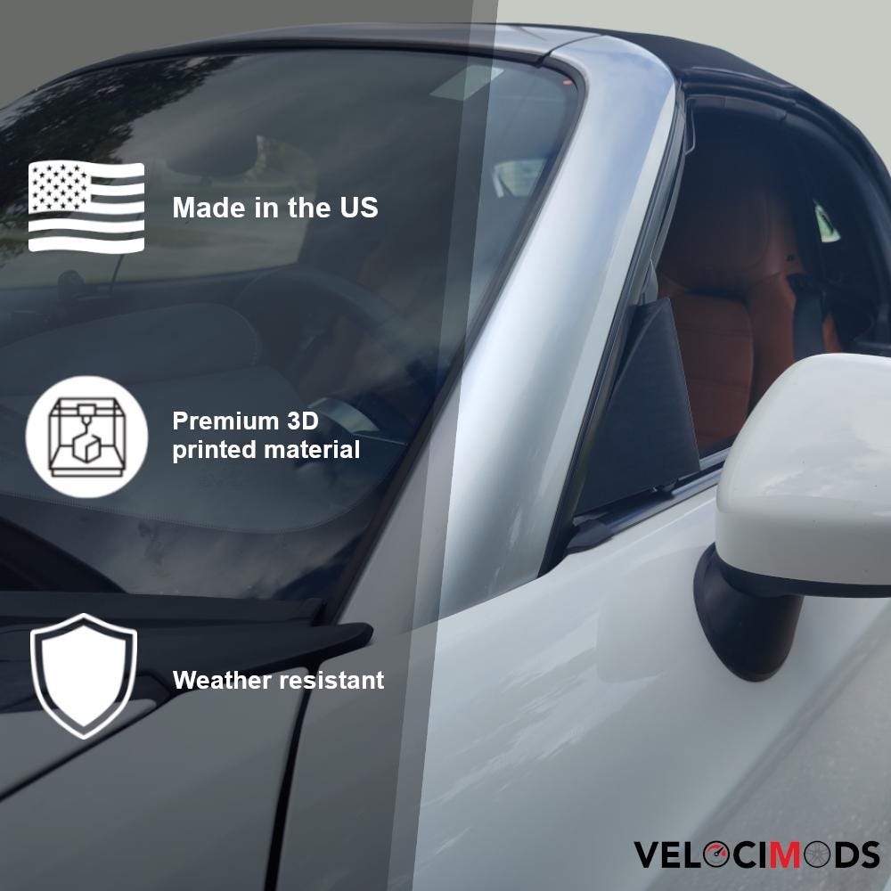 WINDOW ANTI Buffeting for Mazda Miata MX5 ND and Fiat 124 Spider | Side ...