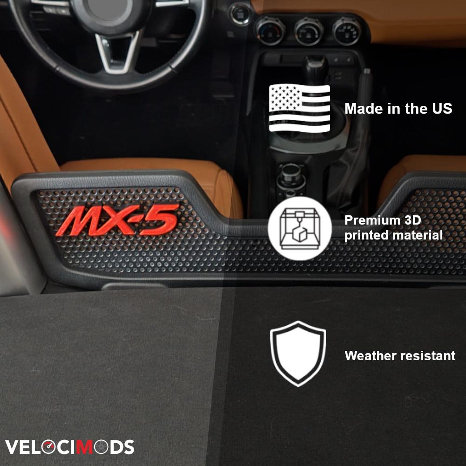 WIND Deflector Accent for Mazda Miata MX5 ND | Custom Color Accessories ...