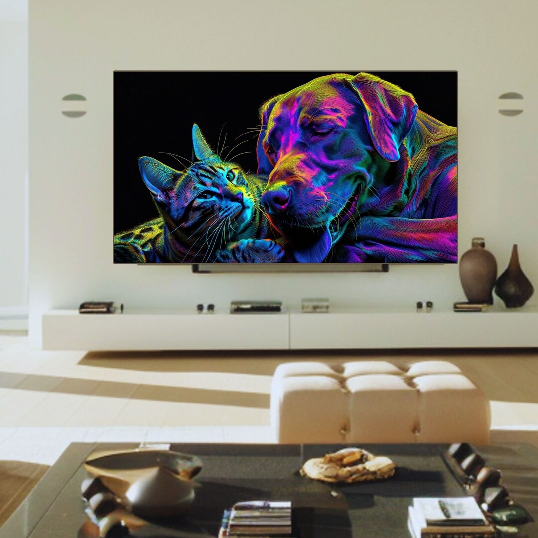 Wall Art Mockup Animated, Canva Template, 15 Sec Video Frame 16:9 ...