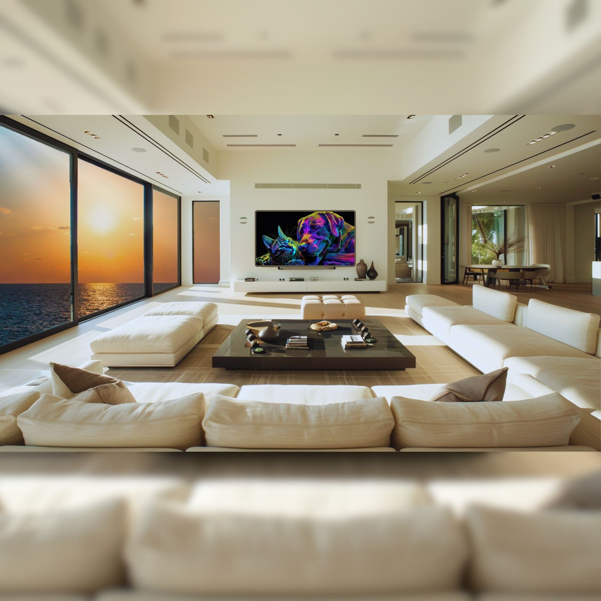 Wall Art Mockup Animated, Canva Template, 15 Sec Video Frame 16:9 ...