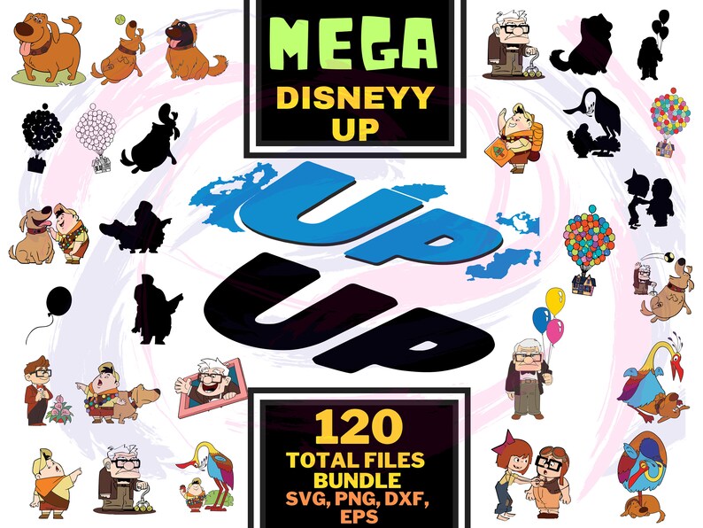 MEGA Up svg SVG en capas DXF Descarga digital PNg Paquete - Etsy México