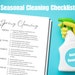 Seasonal Home Maintenance Checklist - Minimalistic - Spring Summer Fall ...