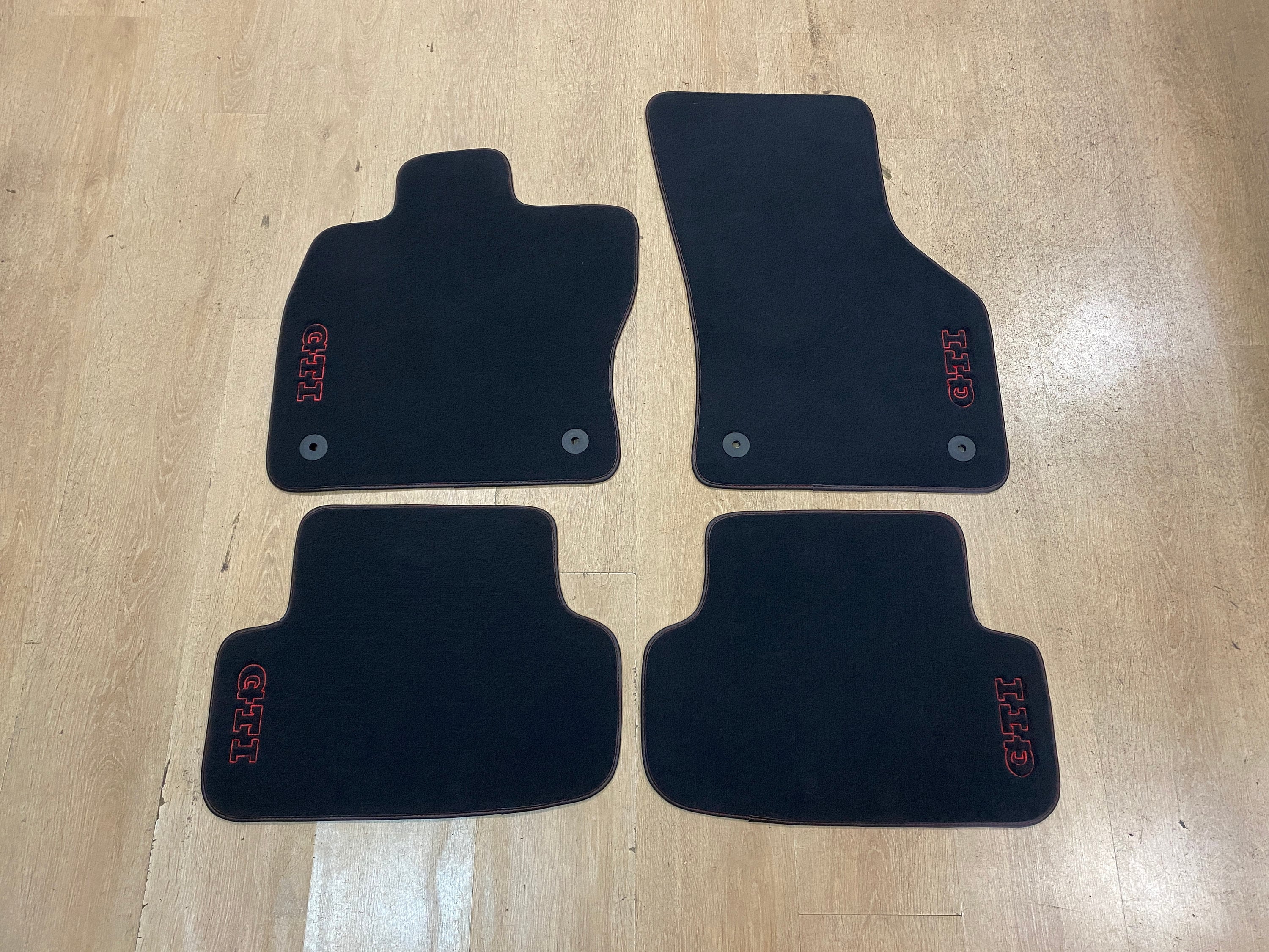 Floor Car Mat for Volkswagen Golf 7 GTI 2013 2020 Embroidery Logo Free Shipping Set of 4 Production to Order Etsy