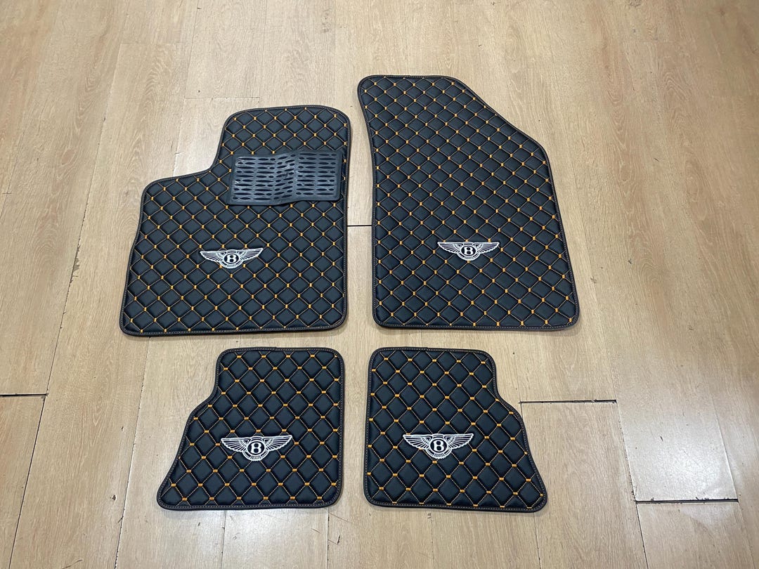 Leather Car Mat for Bentley Continental GTC 2003-2011 , Embroidery Logo ...