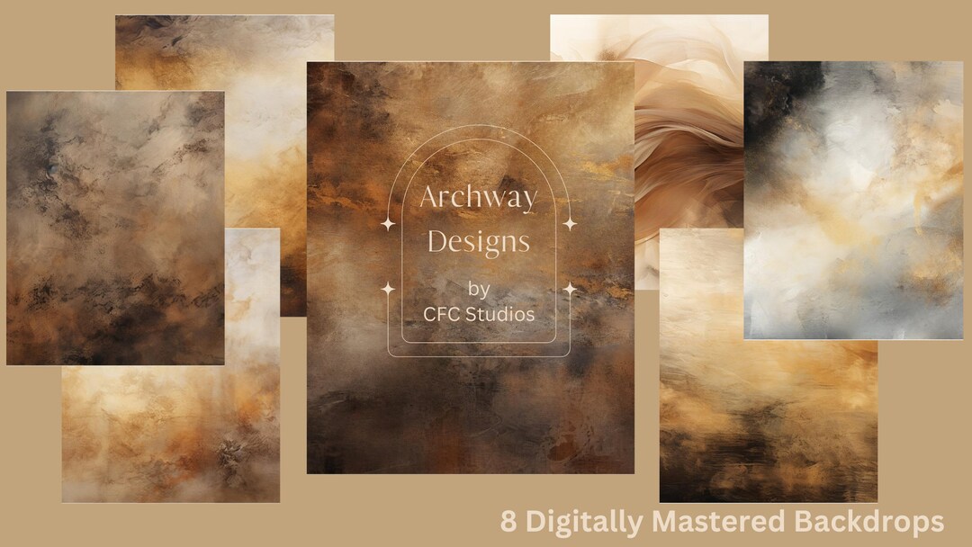 Tan, Black, Gold Blend Digital Background, Family, Wedding, Maternity ...