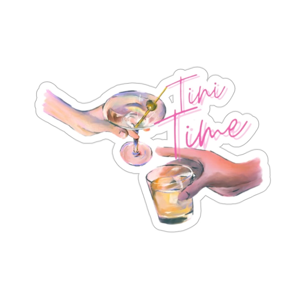 Tini Time Dirty Martini Sticker - Etsy