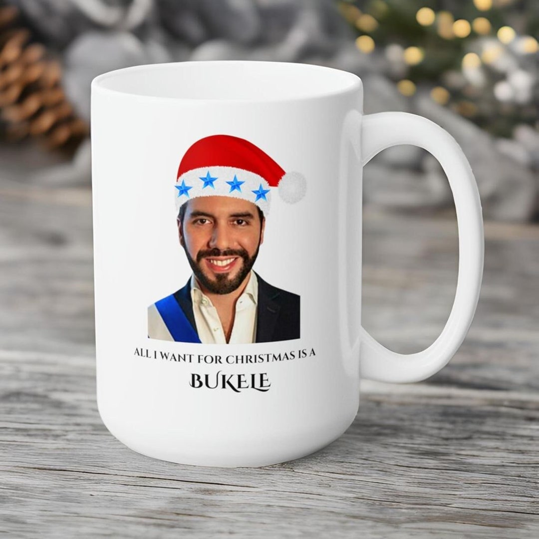 Bukele Mug, Bukele Christmas Gift, Funny Gif for Mom Dad All Family ...