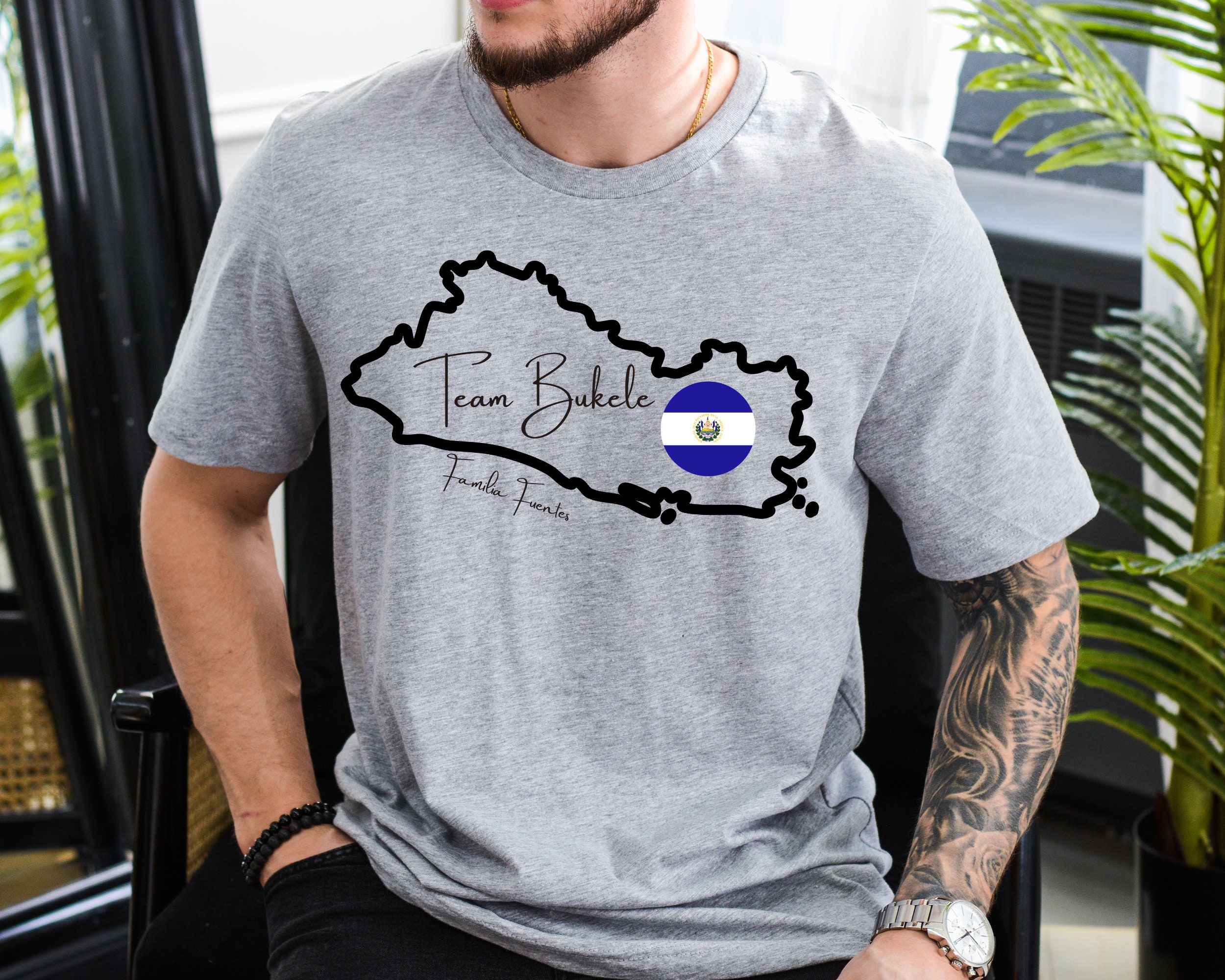 Camisa De Bukele Personalizada, Personalized Bukele T-shirt, T-shirt ...